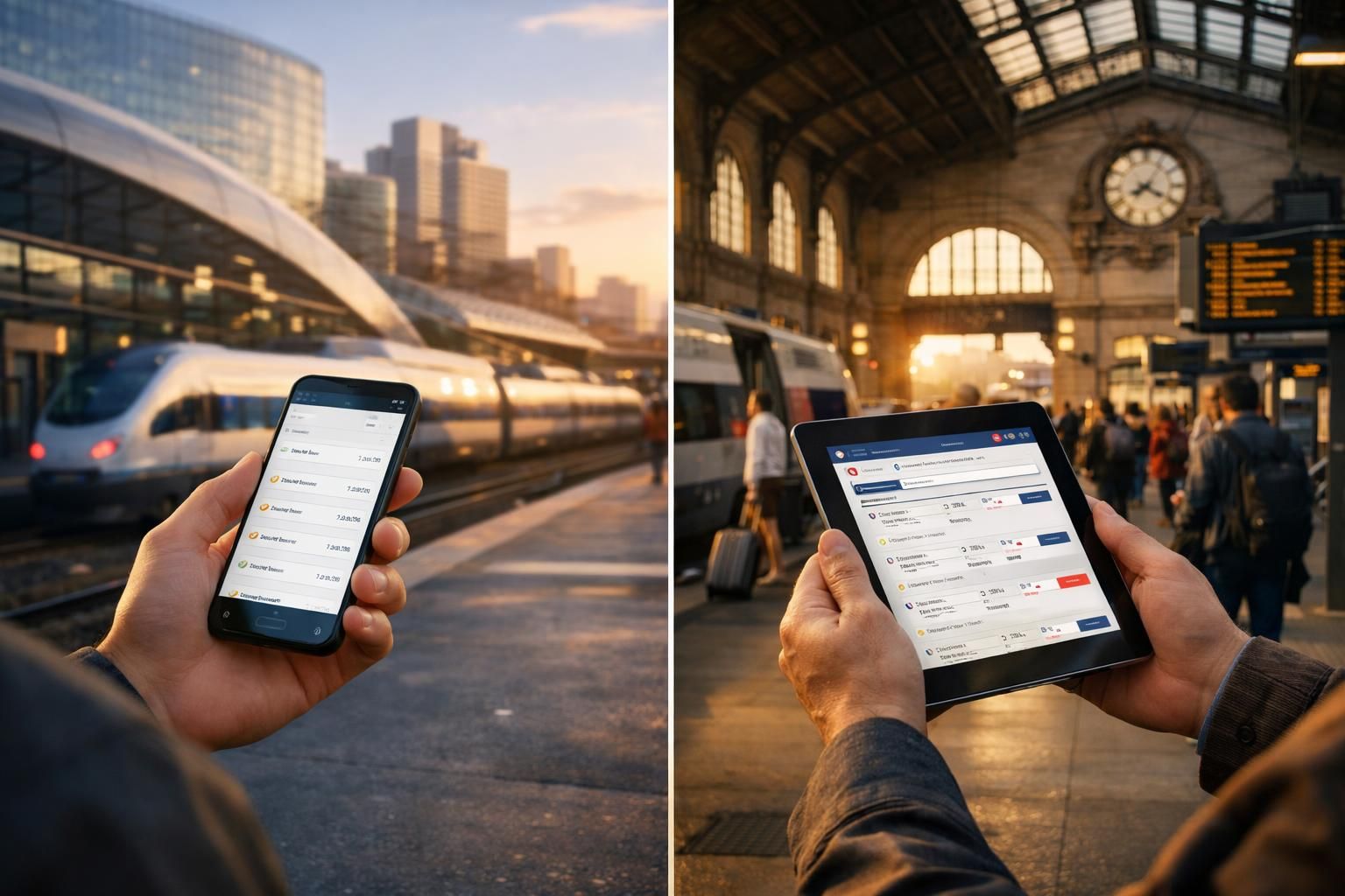 Trainline ou SNCF Connect : Le duel des plateformes de voyage